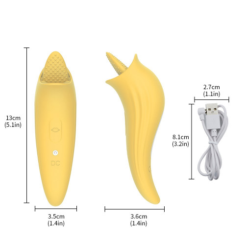 Our Erotic Journey To Space Starburst Licking Vibe Yellow Sex Toys And Adult Novelties