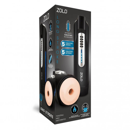 Zolo Long Stroke Thrusting And Warming Male Masturbator Sex Toys At Adult Empire
