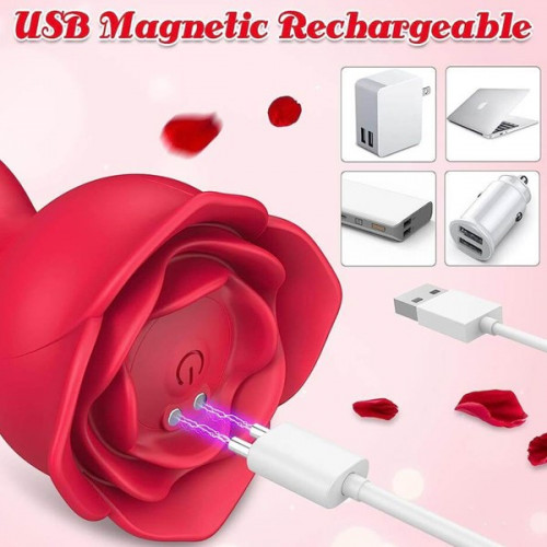 Layla Rosy Flapping Remote Controlled G Spot Vibrator With Butterfly