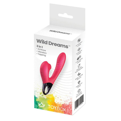 Wild Dreams 3 In 1 Sucking And Tapping Vibrator Sex Toys And Adult Novelties Adult Dvd Empire