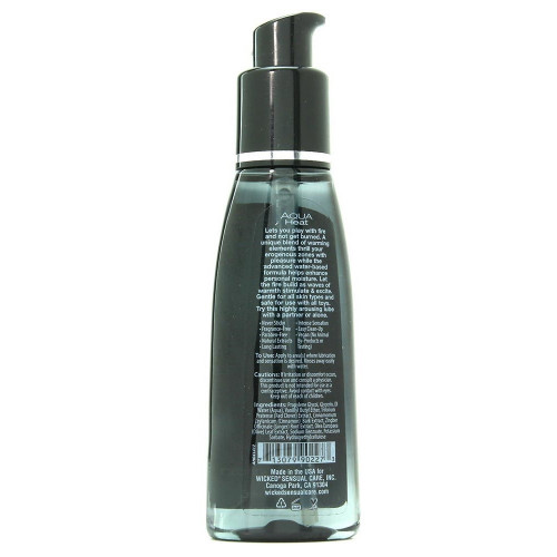 Wicked Aqua Heat Water Based Warming Lubricant 2 Oz Sex Toy Hotmovies