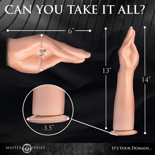 Master Series The Fister Hand And Forearm Dildo Sex Toy Hotmovies