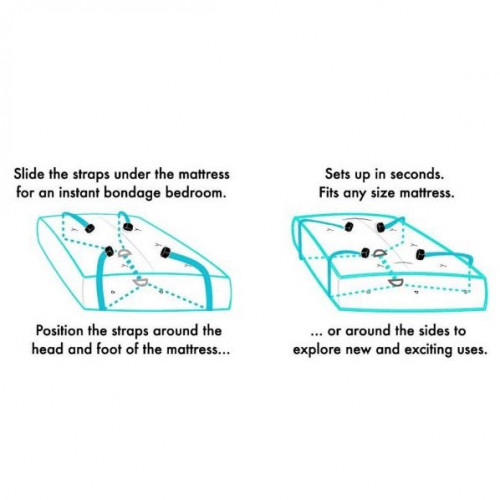 Under The Bed Restraint System Sex Toy Hotmovies