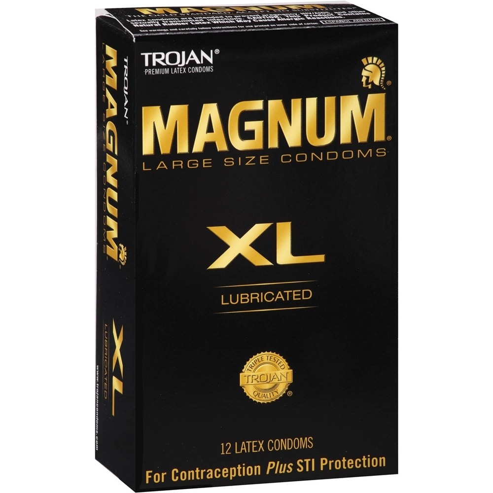 Trojan Magnum Xl Condoms 12 Pack Sex Toy Hotmovies