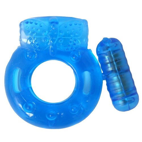 Stay Hard Reusable Vibrating Cock Ring Blue Sex Toys And Adult Novelties Adult Dvd Empire