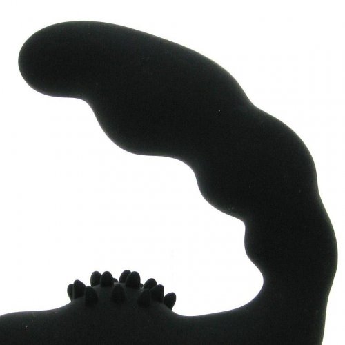 Anal Fantasy Vibrating Reach Around Silicone Massager Waterproof Black 425 Inch Sex Toys