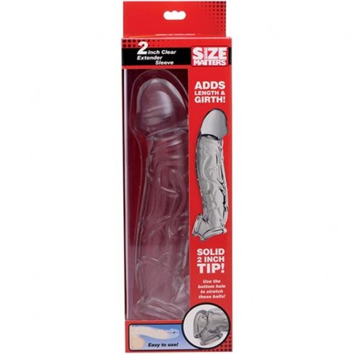 Size Matters 2 Extender Sleeve Clear Sex Toys At Adult Empire