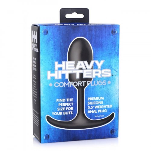 Heavy Hitters Premium Silicone Weighted Anal Plug Medium Sex Toys At Adult Empire