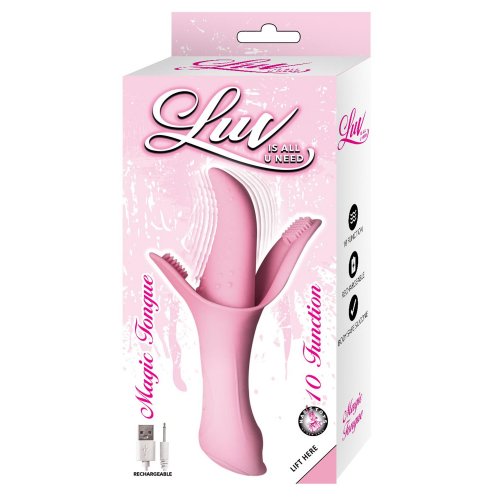 Luv Magic Tongue Vibrator Pink Sex Toys At Adult Empire