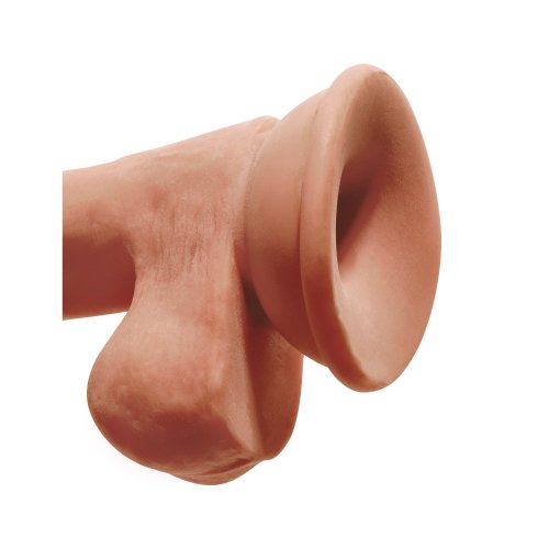 King Cock Plus 6 5 Triple Density Cock With Balls Tan Sex Toys
