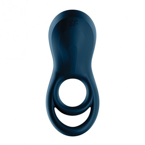 Satisfyer App Compatible Epic Vibrating Duo Ring Dark Blue Sex Toys