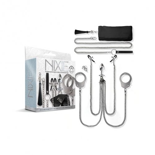 Nixie Interchangeable 8 Piece Bondage Kit | Sex Toys at Adult Empire
