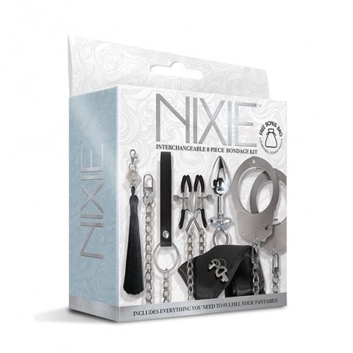 Nixie Interchangeable 8 Piece Bondage Kit | Sex Toys at Adult Empire