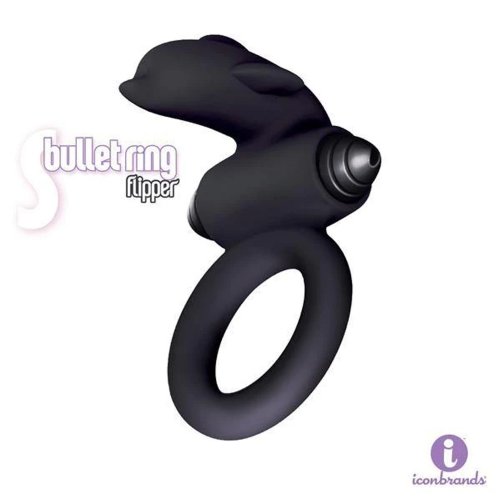 The 9s S Bullet Flipper Silicone Cock Ring Black Sex Toys At Adult Empire