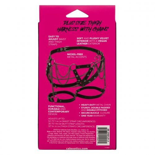 Euphoria Collection Plus Size Thigh Harness With Chains Sex Toys At Adult Empire