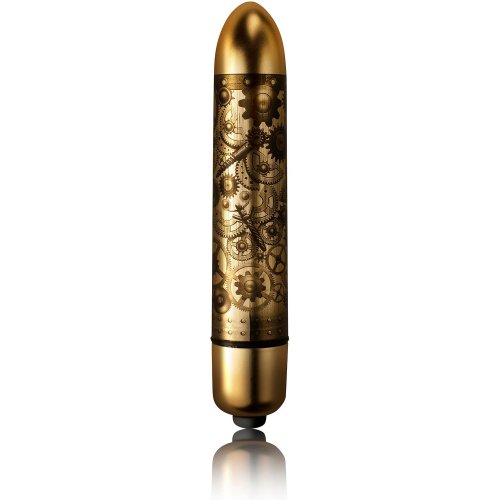 Rocks Off Dr Rocco Dauntless Vibrating Prostate And Perineum Massager With C Ring Metallic