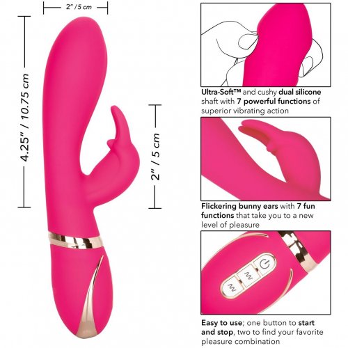 Jack Rabbit Signature Silicone Ultra Soft Rabbit Pink Sex Toys At