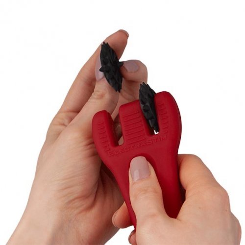 Electrastim Silicone Fusion Infinity Pinwheel Redblack Sex Toys At Adult Empire