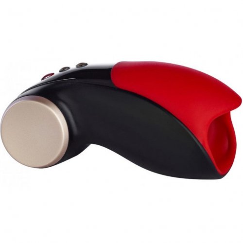 Fun Factory Cobra Libre Ii Male Masturbator Black And Red Sex Toys And Adult Novelties Adult