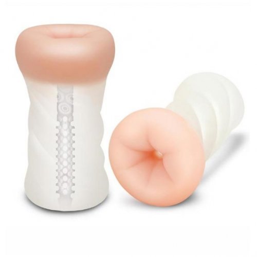 Zolo Realisitic Backdoor Male Masturbator Clear Sex Toys At Adult