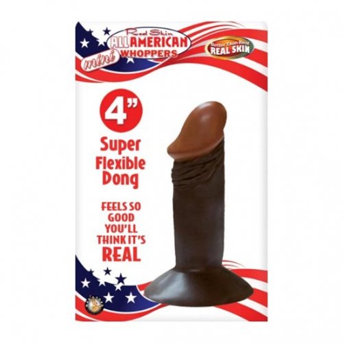 All American Mini Whopper 4 Suction Cup Dong Chocolate Sex Toys At Adult Empire
