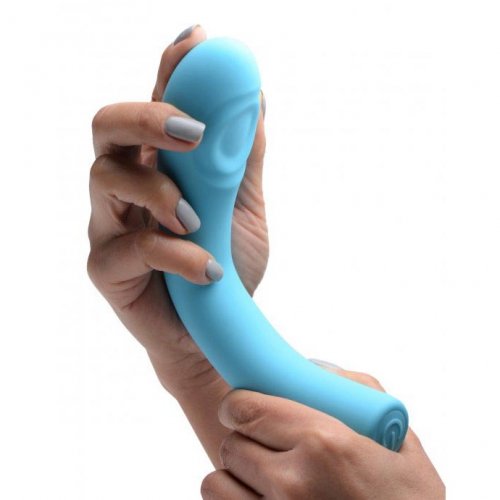 Inmi 5 Star 9x Pulsing G Spot Silicone Vibrator Teal Sex Toys At Adult Empire
