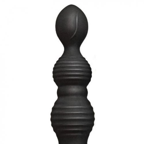 Anal Ese Remote Control Pleasure Plug And Dual Cock Rings Black Sex