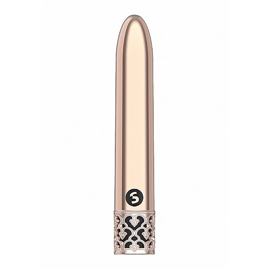 Shots Royal Gem Shiny 10 Speed Rechargeable Abs Bullet Rose Gold Sex Toy Hotmovies
