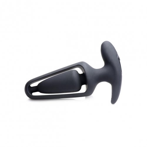 Ass Thumpers Power Plug 7x Silicone Rechargeable Hollow Anal Plug With