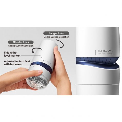 Tenga Aero Cobalt Ring Masturbator Sex Toys And Adult Novelties Adult Dvd Empire