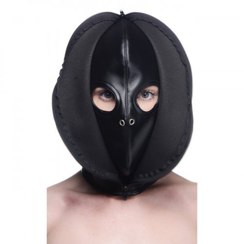 Strict Zip Front Bondage Hood Black Sex Toys And Adult Novelties Adult Dvd Empire