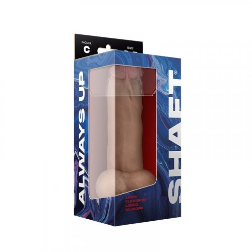 Shaft Model C 85 Flexskin Liquid Silicone Curved Dong W Balls Pine Sex Toys At Adult Empire