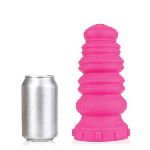 Macarons Liquid Silicone Pink Thick Anal Dildo Size Large Sex Toys At Adult Empire
