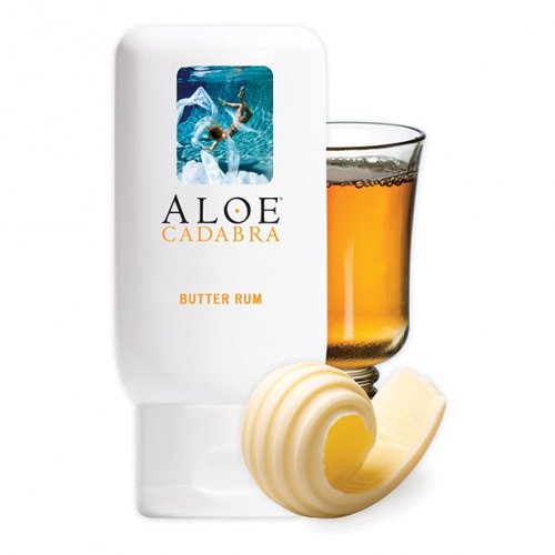 Aloe Cadabra Organic Flavored Butter Rum Lubricant 25 Oz Sex Toys And Adult Novelties Adult