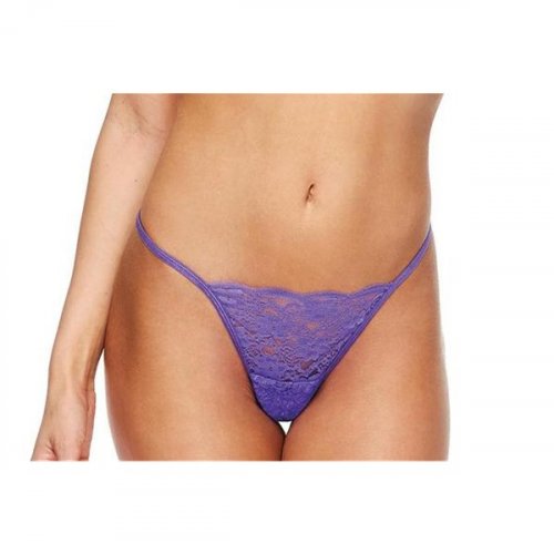 Secrets Lace Purple G String And Panty Vibe One Size Fits All Sex Toy
