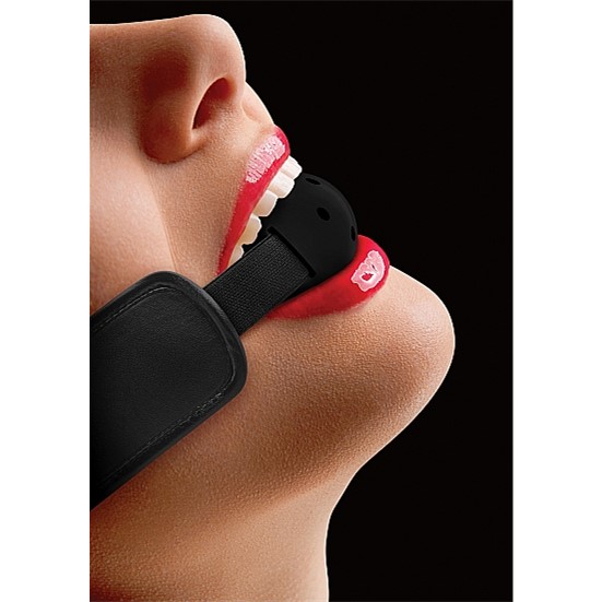 Ouch Brace Breathable Ball Gag Black Sex Toy Hotmovies