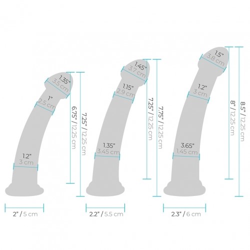 Lux Fetish Size Up 3 Piece Dildo And Harness Pegging Training Set Sex