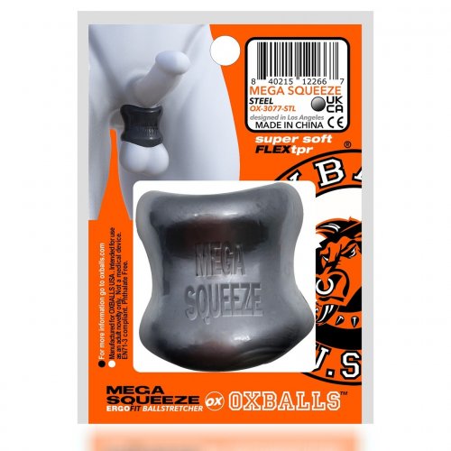 Oxballs Mega Squeeze Ergofit Ballstretcher Steel Sex Toys At Adult Empire