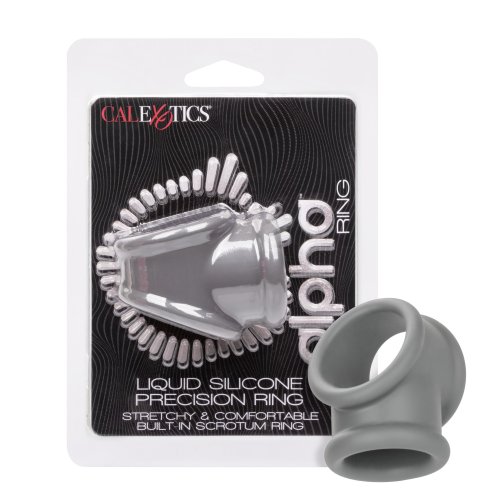 Alpha Liquid Silicone Precision Ring Grey Sex Toys At Adult Empire