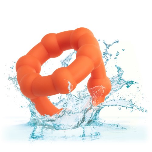 Alpha Liquid Silicone All Star Ring Orange Sex Toys At Adult Empire