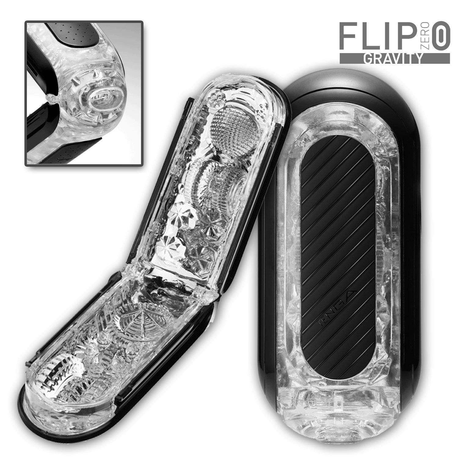Tenga Flip Zero Gravity Black Sex Toy Hotmovies