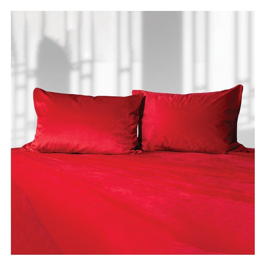 Liberator Fascinator Liquid Velvet Queen Size Sheets Red Sex Toy