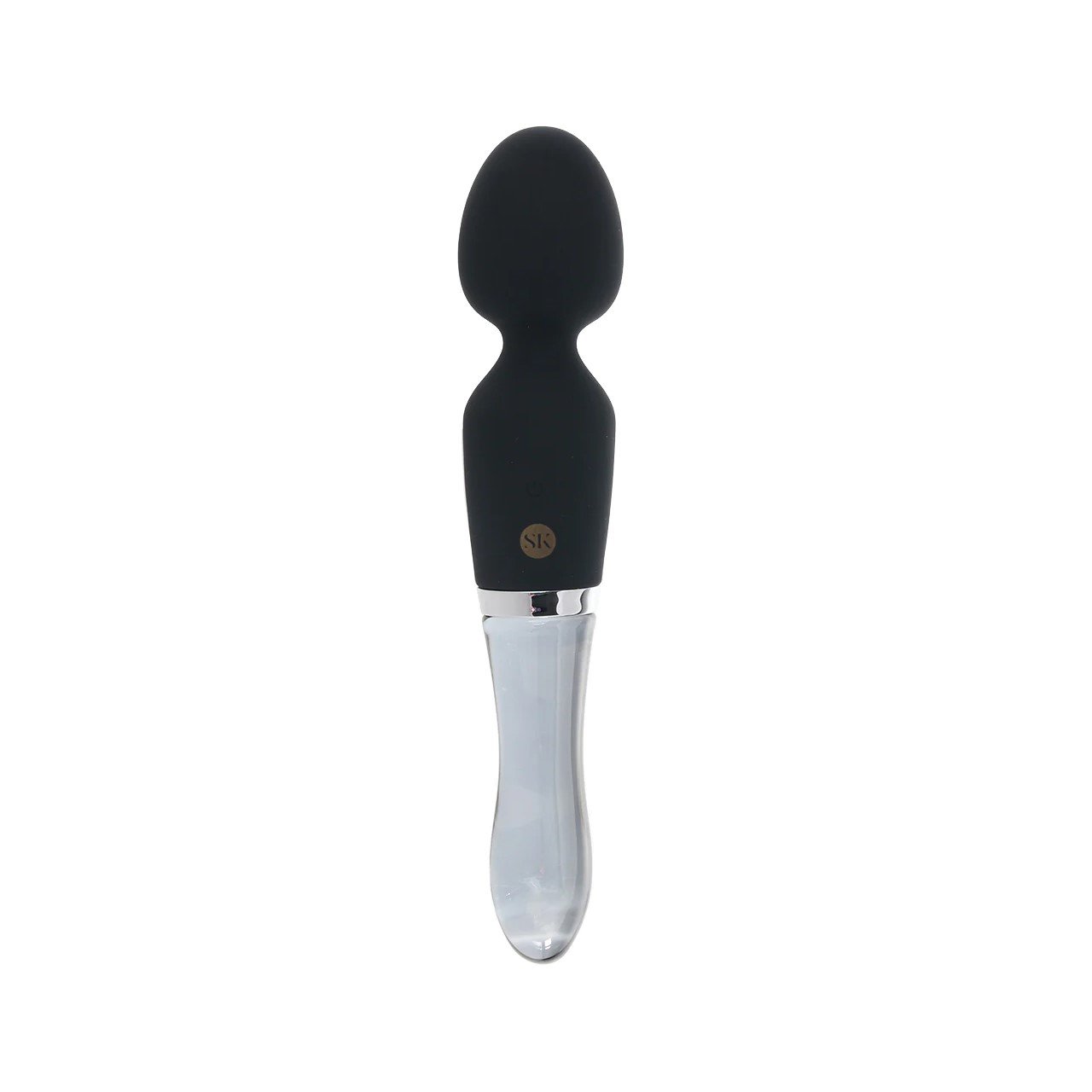 Secret Kisses Glass And Silicone Double Ended Magic Wand Sex Toy Hotmovies