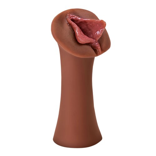 Pdx Extreme Wet Pussies Self Lubricating Luscious Lips Brown Stroker 7179