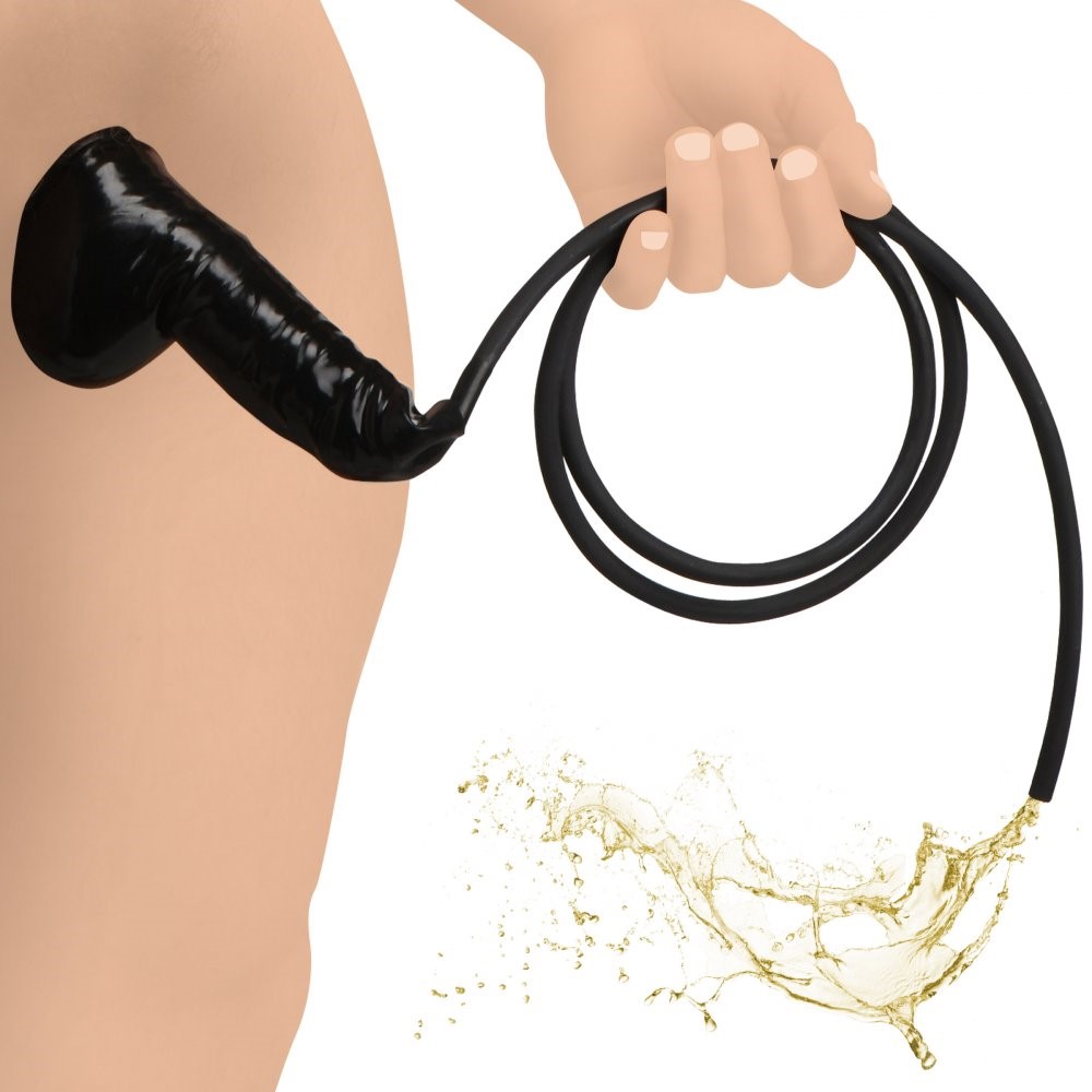 Master Series Guzzler Realistic Penis Sheath With Tube Sex Toy Hotmovies