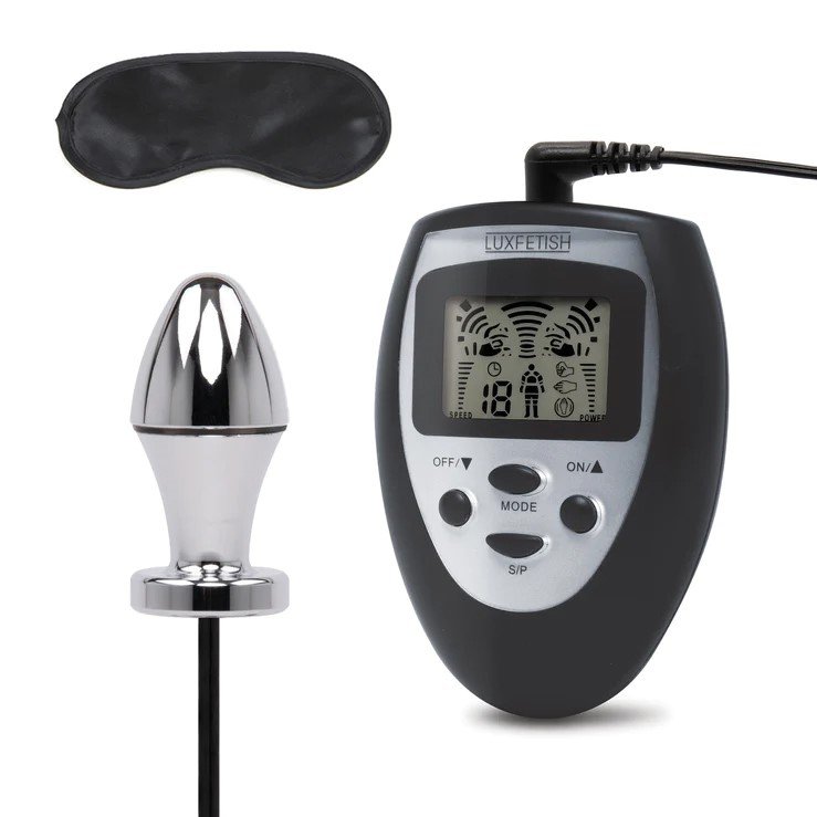 Lux Fetish Electro Sex Shock Butt Plug With Remote Control Sex Toy Hotmovies
