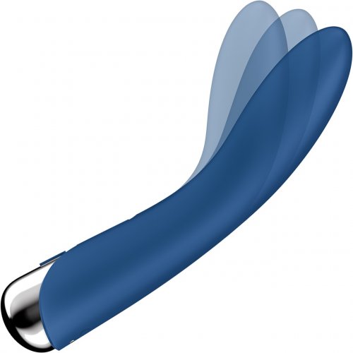 Satisfyer Spinning Vibe 1 Silicone Rotating Vibrator Blue Sex Toys