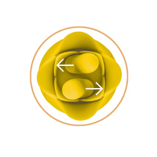 Clit Tastic Tulip Fingering Massager And Vibrating Pleasure Plug Yellow Sex Toys At Adult Empire