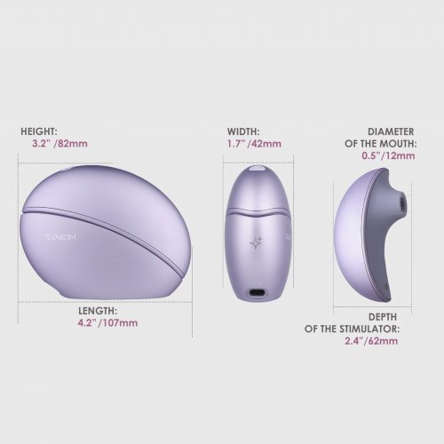 Svakom Pulse Galaxie Stimulator App Compatible Clitoral Stimulator With