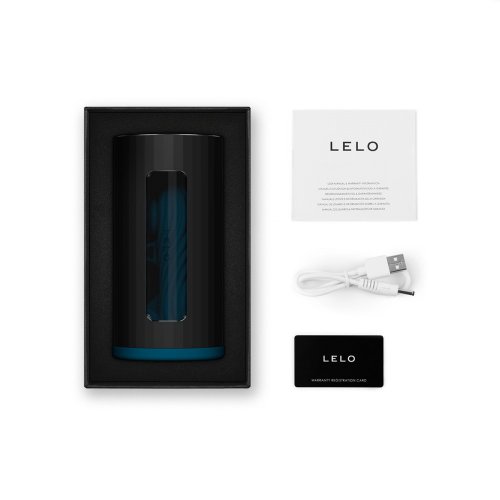 Lelo F1s V3 Dual Motor Ai Driven App Connected Masturbator Teal Sex Toy Hotmovies